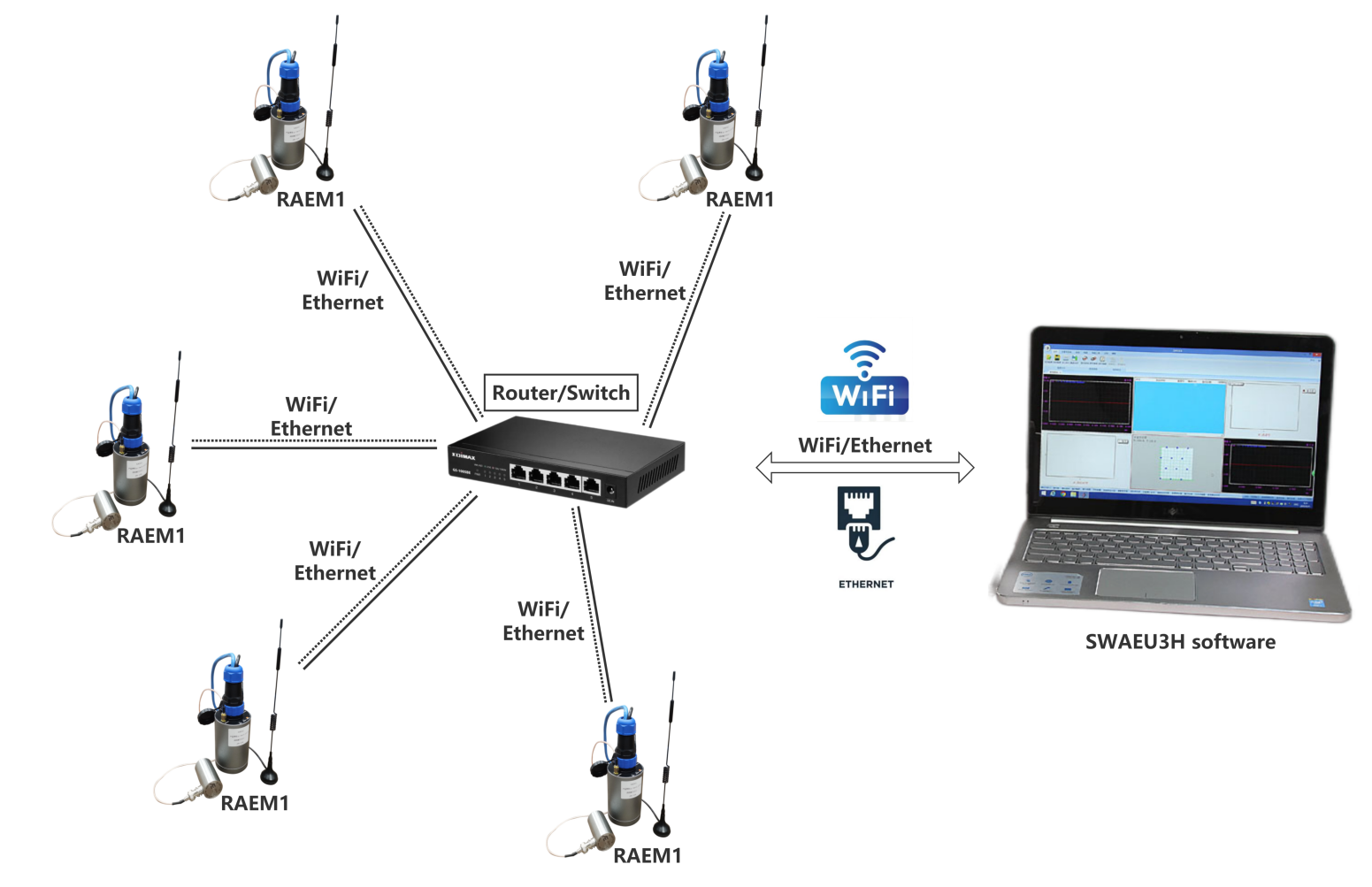 RAEM1 Acoustic Wave (Acoustic Emission) Detection System