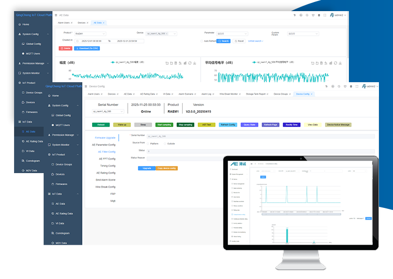RAEM1-6 Multi-channel Acoustic Emission Online Monitoring System